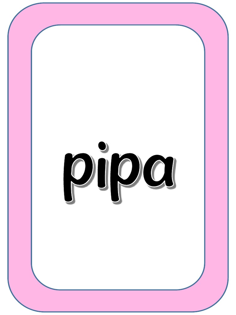 Flash Card Letra P | PDF