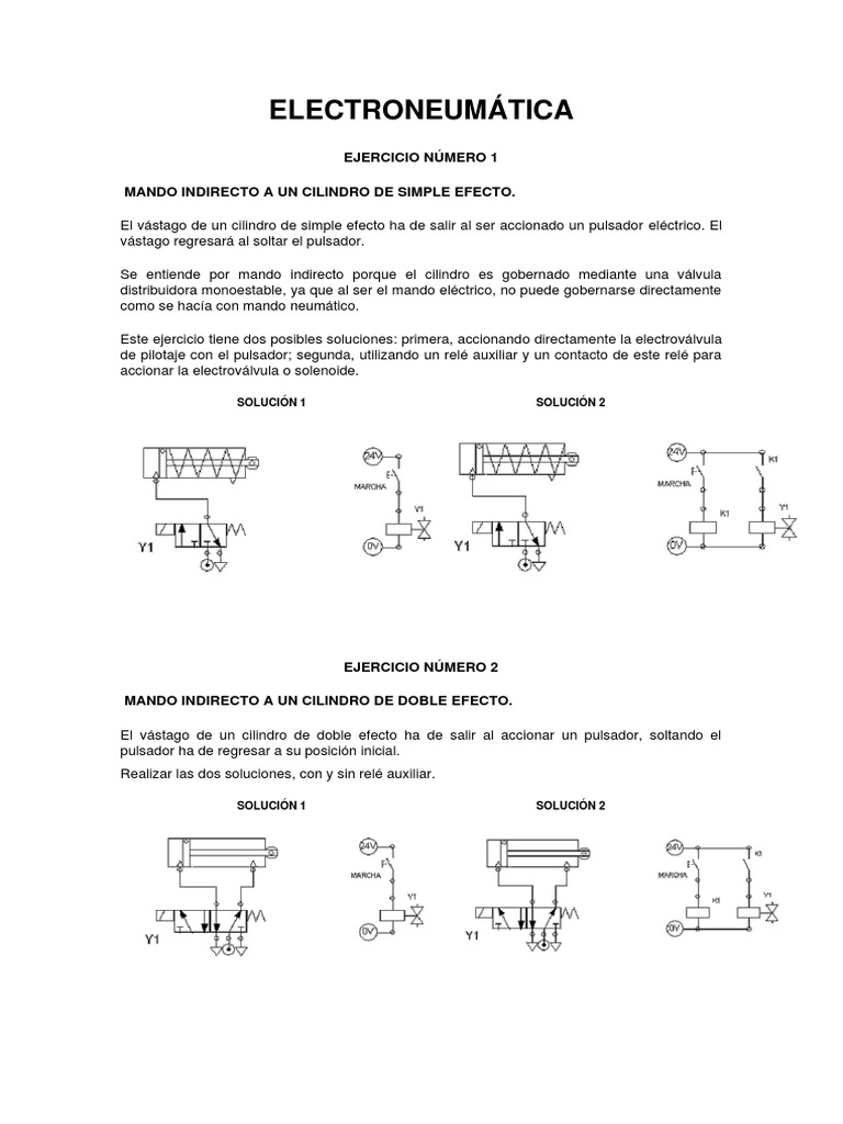 Electroneumatica Inicial | PDF | Relé | Equipo
