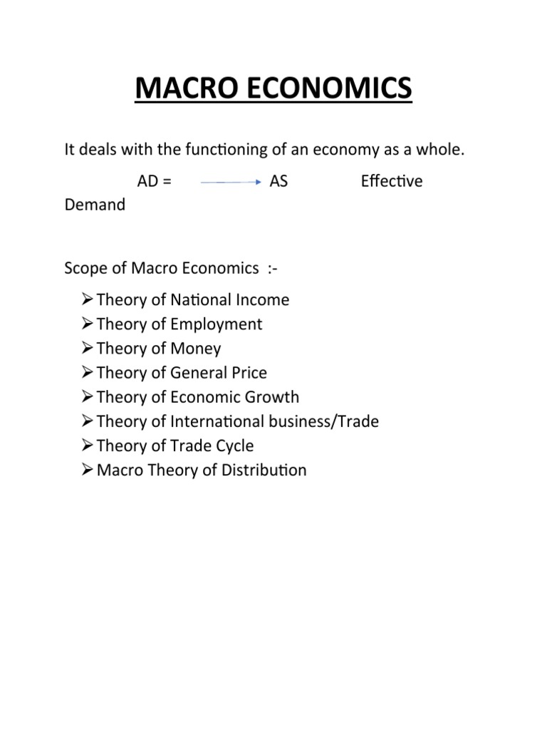 Key Concepts in Macroeconomics | PDF | Finance & Money Management