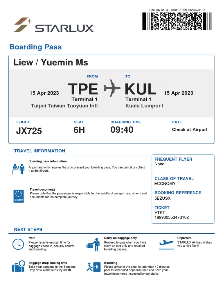 KUL TPE: Liew / Yuemin Ms | PDF | Civil Aviation | Airlines
