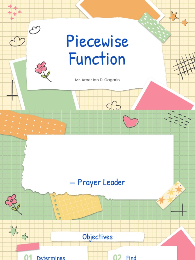 Evaluating Piecewise Function | PDF | Function (Mathematics) | Mathematical Objects