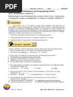 ESP 7 - Modyul 2 - 2nd Lesson | PDF