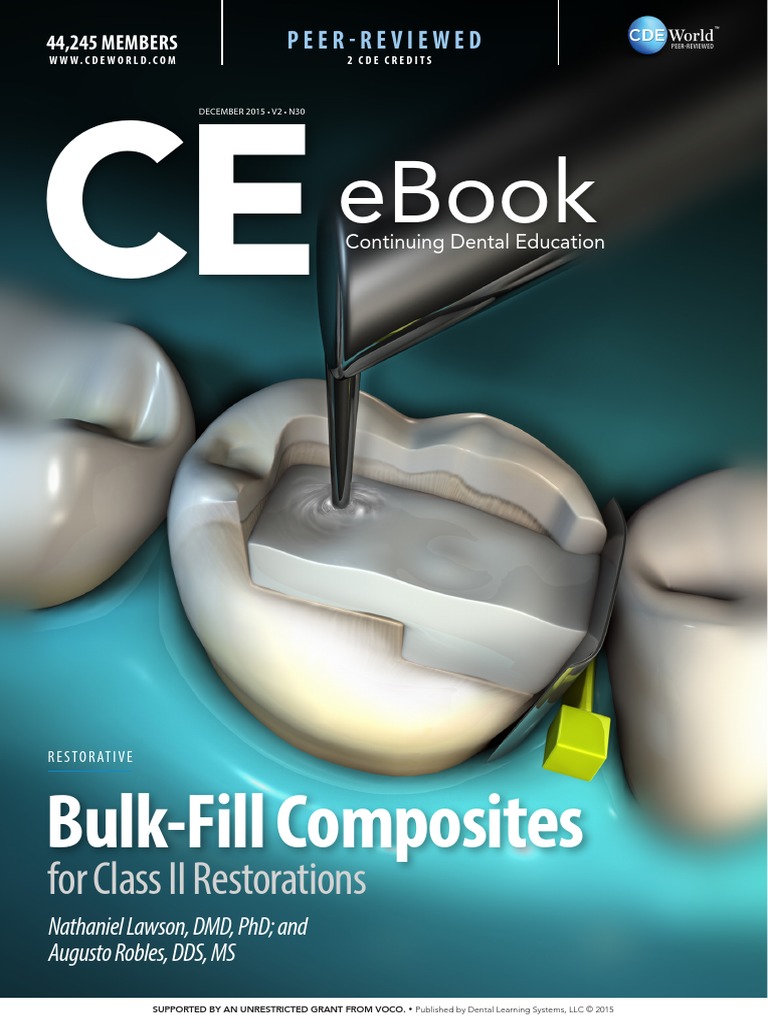 Bulk Fill Composites For Class Ii Restorations By Dentistry Pdf Dental Composite Composite