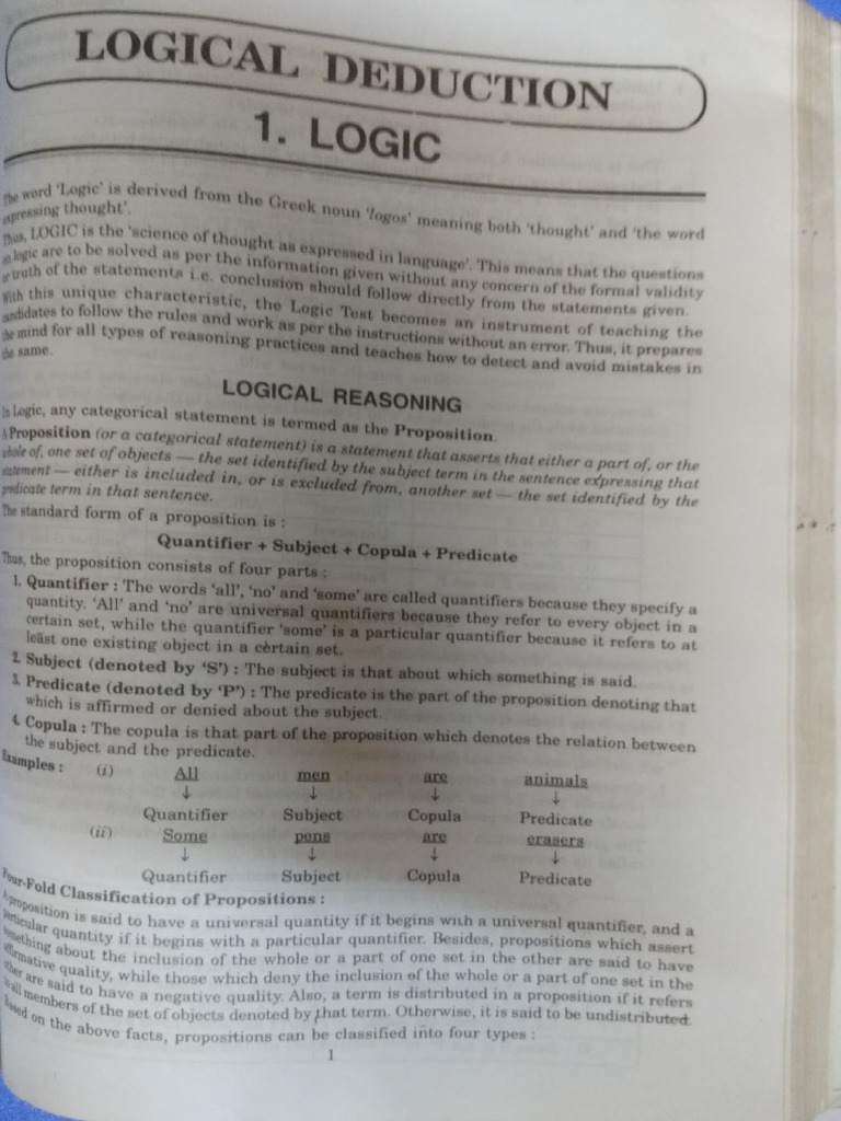 Logical Deduction | PDF | Logic | Inference