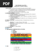 Grade 4 Simple Patterns Lesson Plan | PDF | Intelligence | Teaching