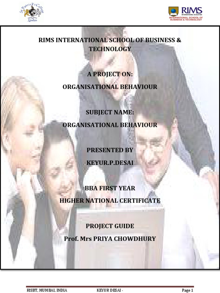 Ob Final Assignment | PDF | Motivation | Motivational