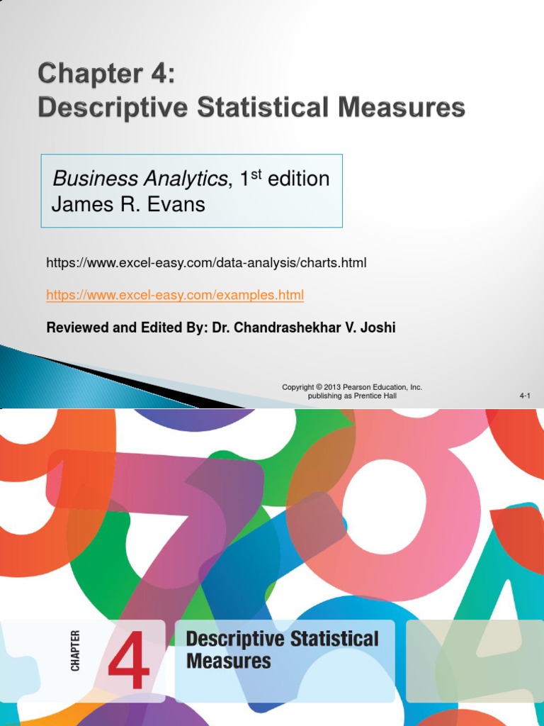 Chapter 4 - Descriptive Statistical Measures | PDF | Skewness ...