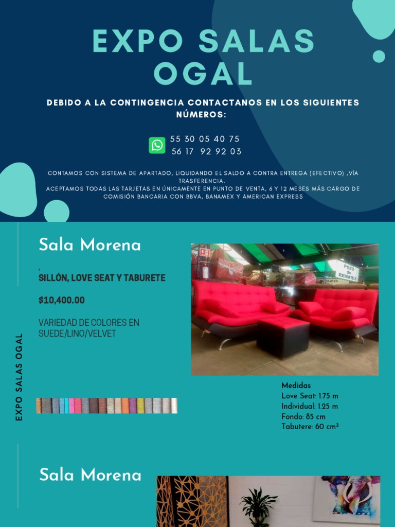 Catalogo Expo Salas | PDF | Sofá | Mueble