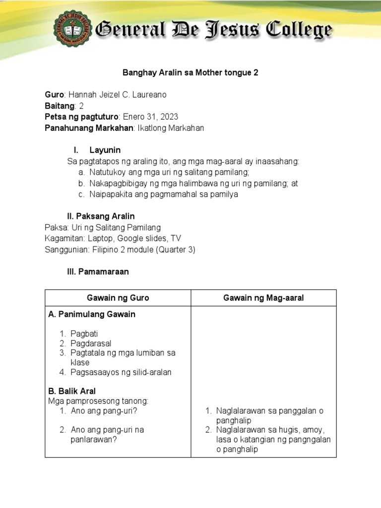 Uri NG Pamilang | PDF