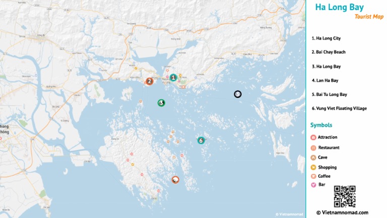 Ha Long Bay Map Official by Vietnamnomad | PDF