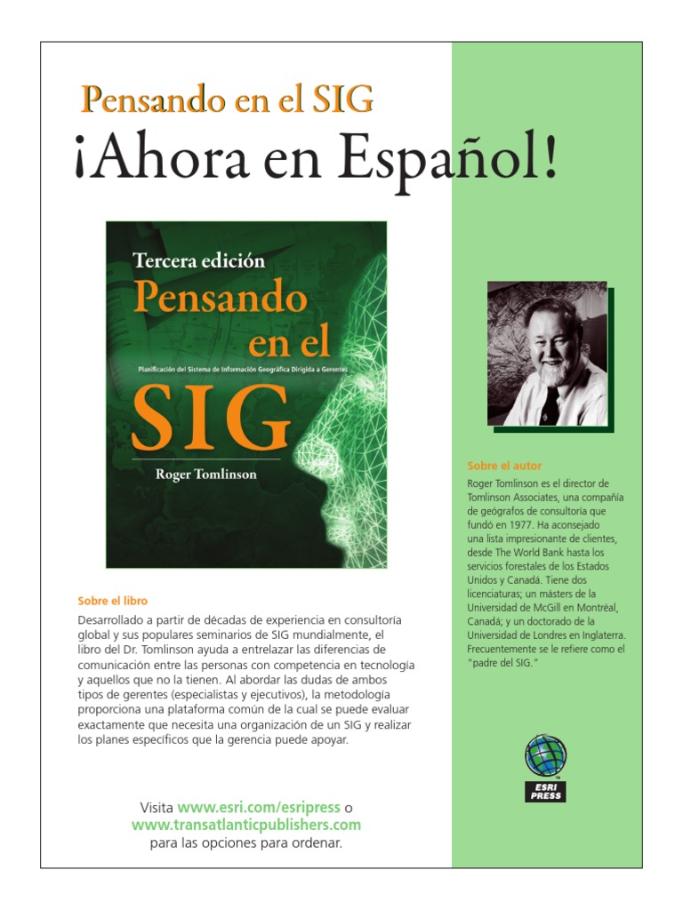 Pensando en el SIG: Roger Tomlinson | PDF | Crecimiento personal y ...