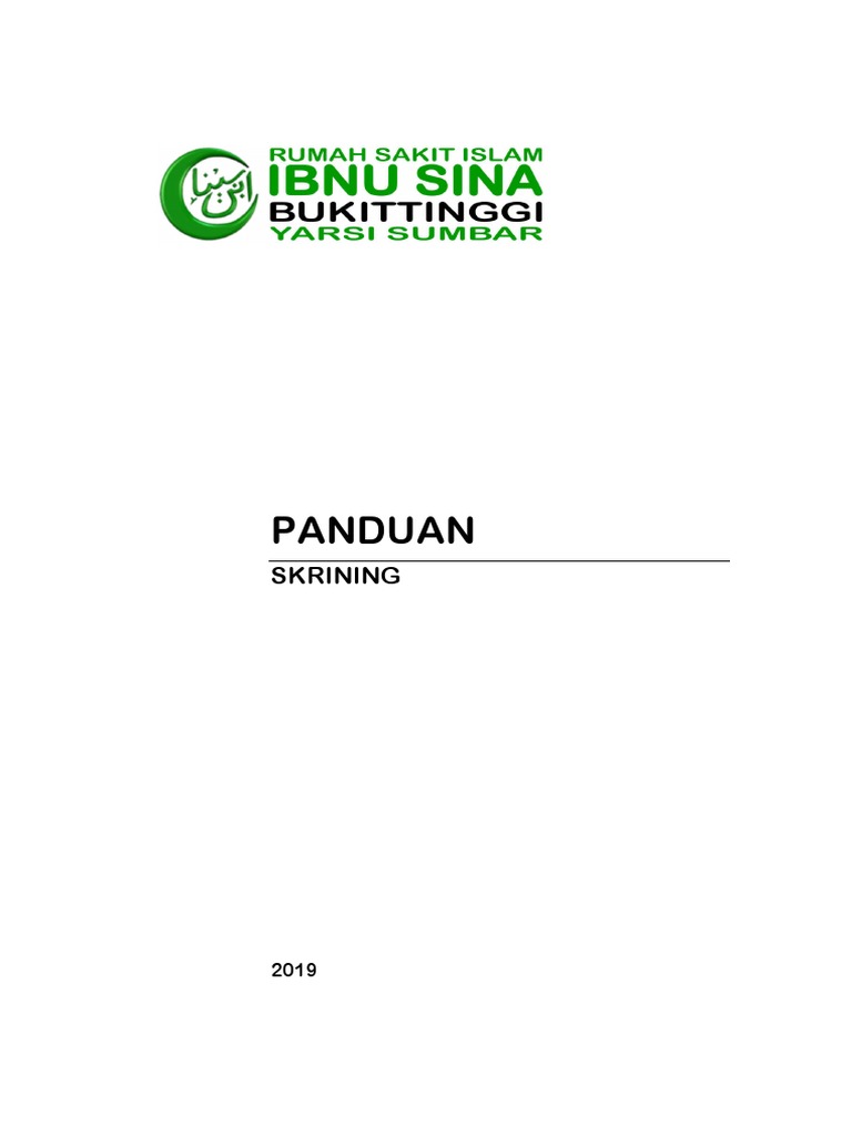Panduan Skrining | PDF
