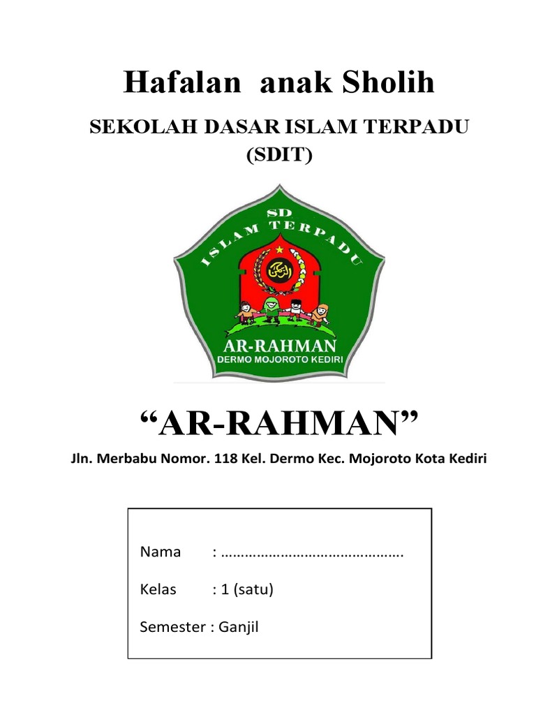 Buku Hafalan SDIT | PDF