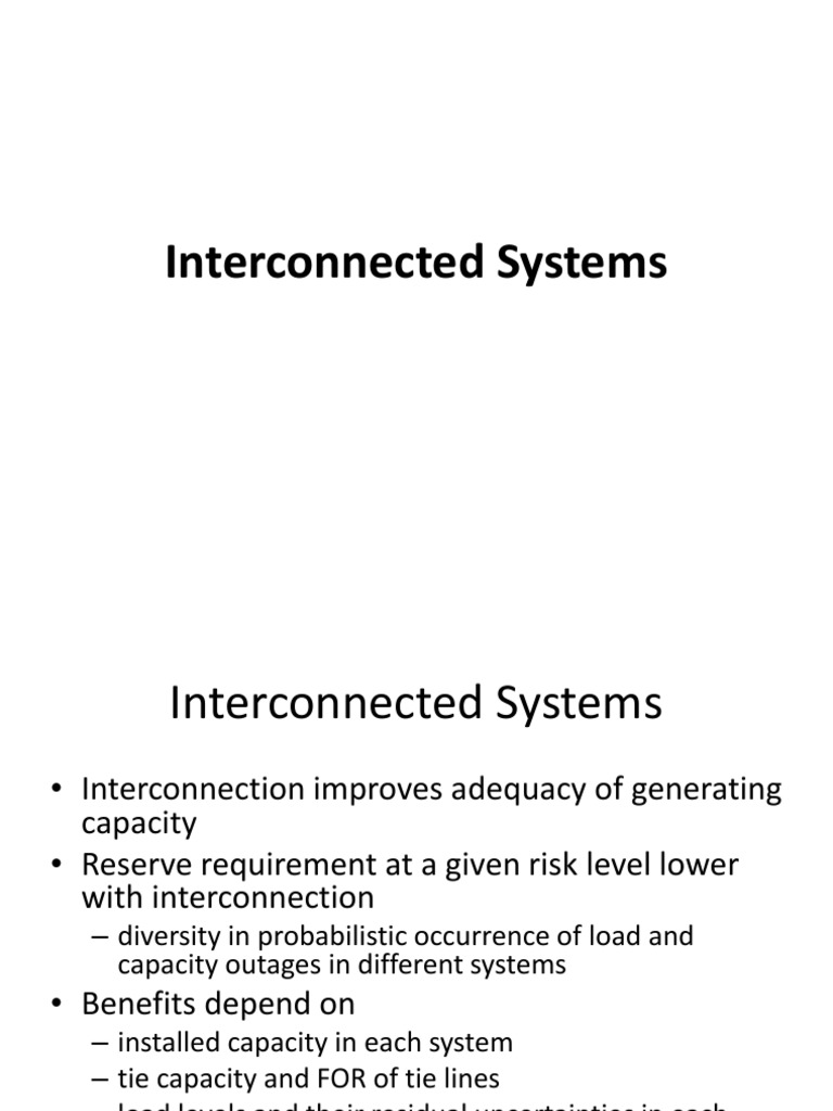 Interconnected System | PDF | Probability | Risk