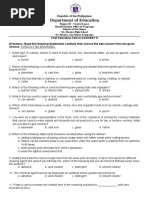 COOKERY 9 - 1st To 4th PT, Summative Test, QZ | PDF | Cast Iron ...