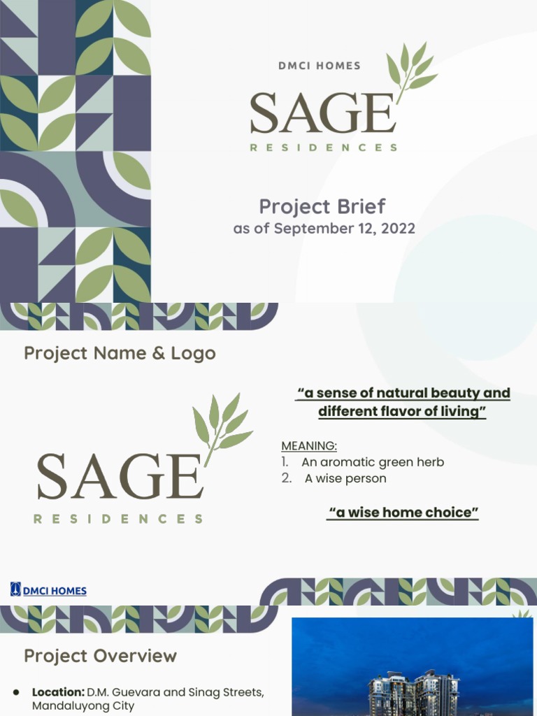Sage Residences Project Brief | PDF | Door | Metro Manila