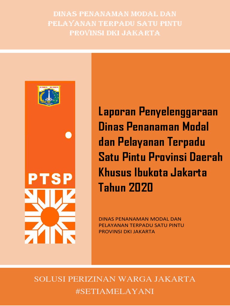 Laporan DPMPTSP Tahun 2020 | PDF