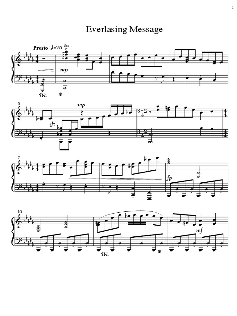 Everlasting Message | PDF