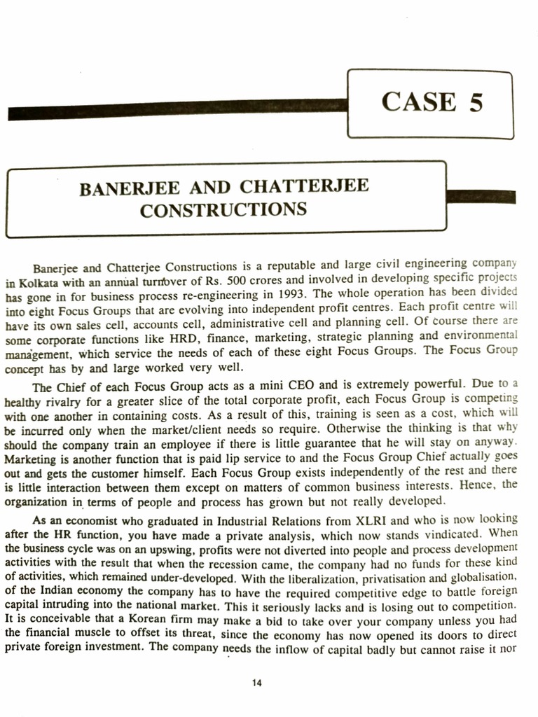 Banerjee and Chatterjee Constructions | PDF