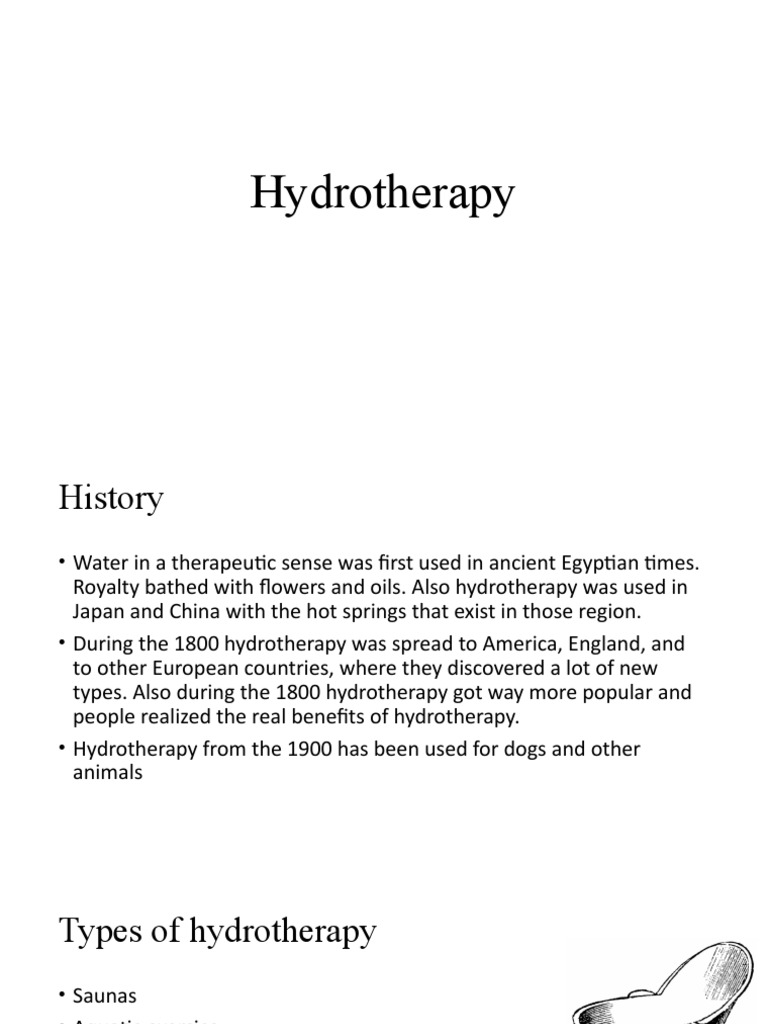 Hydrotherapy | PDF