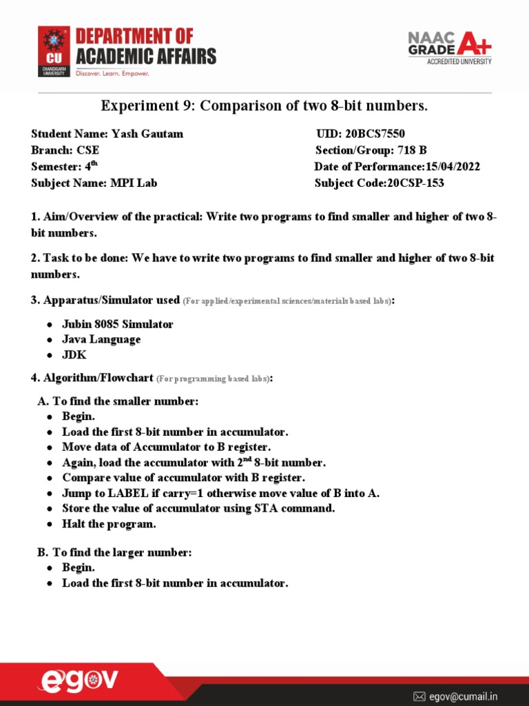 20BCS7550 Yash Gautam Exp9 | PDF | Software Engineering | Applied ...