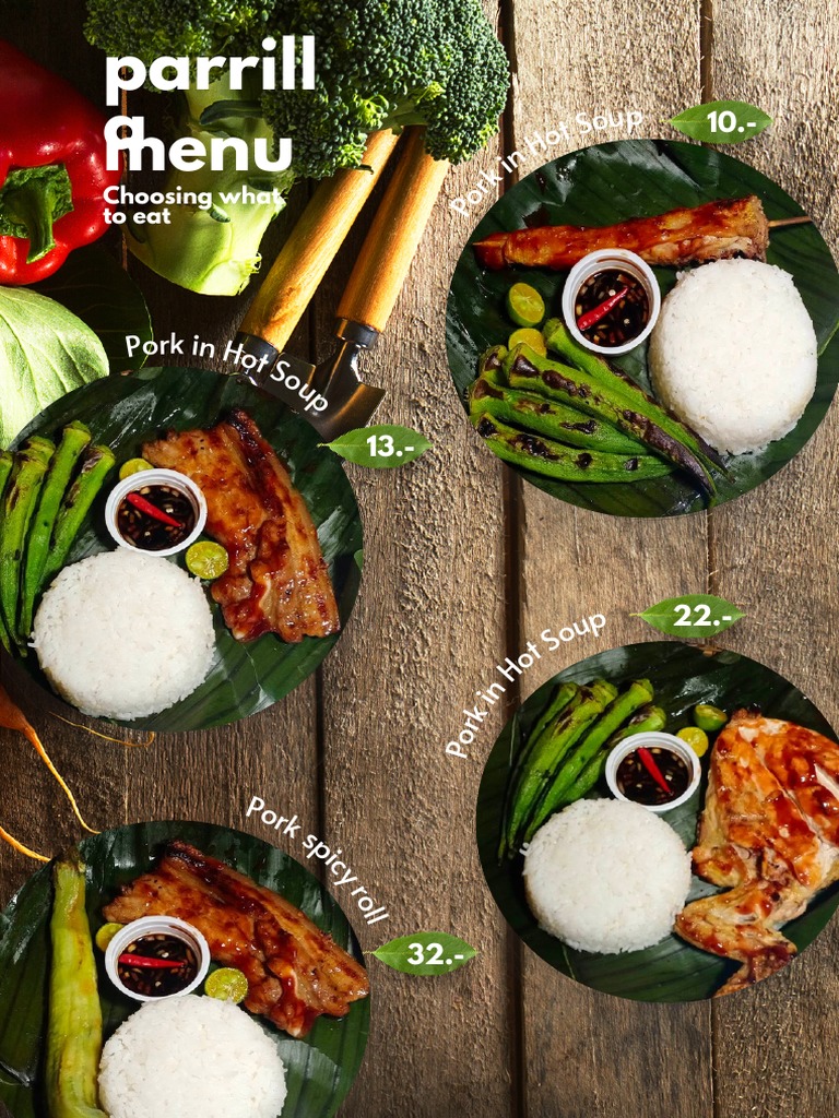 Black Orange Corporate Restaurant Food Menu | PDF