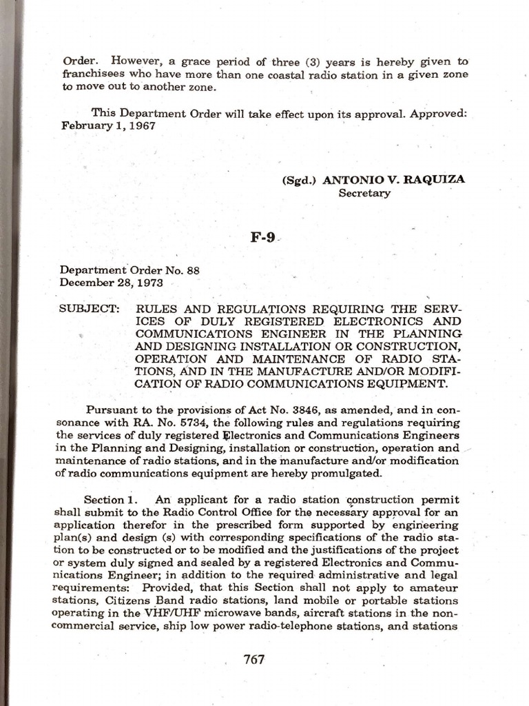 Department Order No 88 | PDF