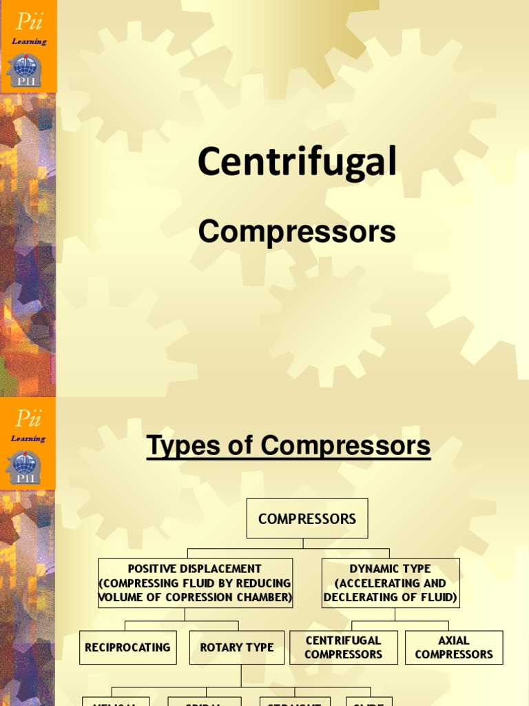 Centrifugal: Compressors | PDF | Bearing (Mechanical) | Lubricant