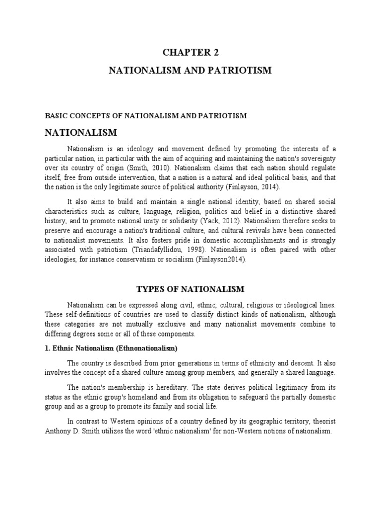 Nationalism vs. Patriotism Explained | PDF | Nationalism | Patriotism