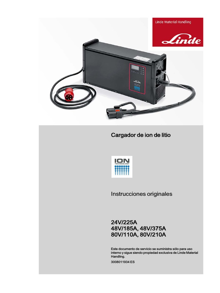 UM Li-ION-Charger-18kW ES 1907 | PDF | Corriente eléctrica | Residuos