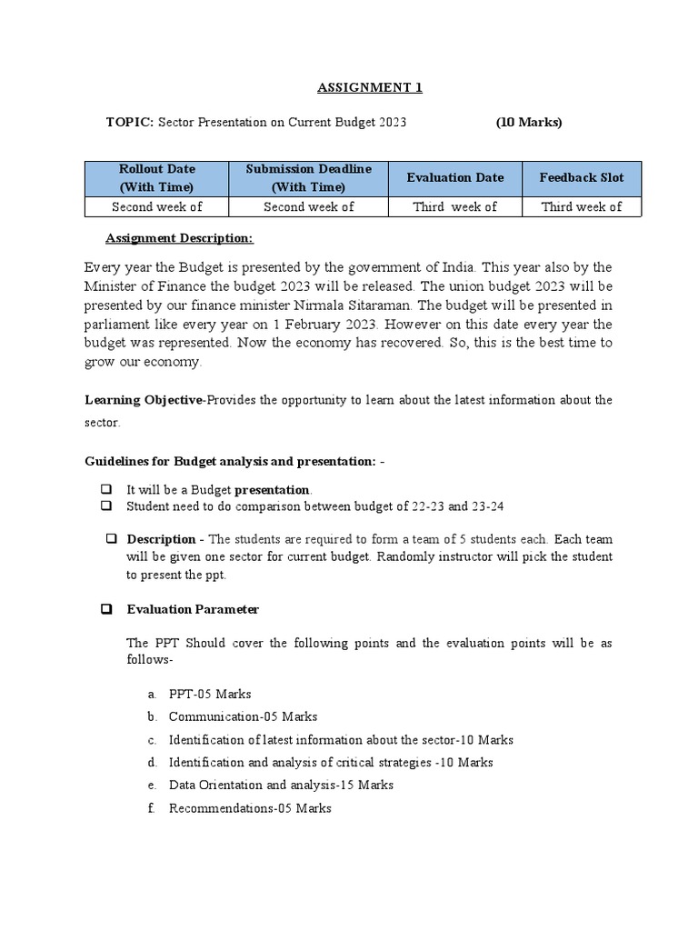 MOFS Budget Assisment | PDF MOFS Budget Assisment | PDF