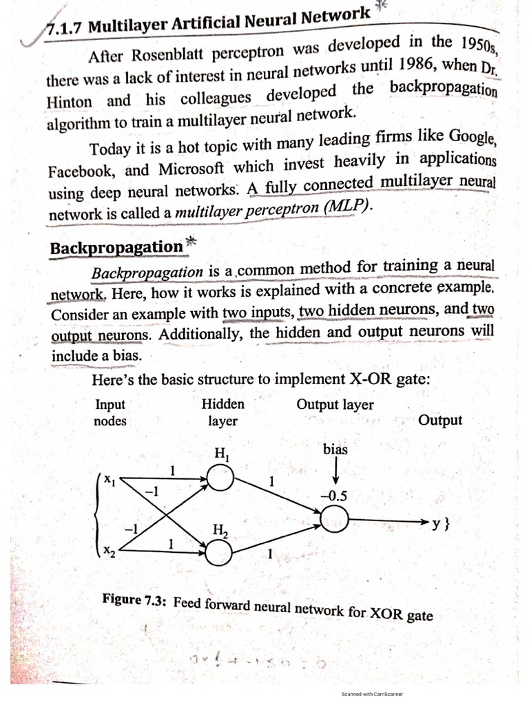 Back Propagation Neural Network | PDF