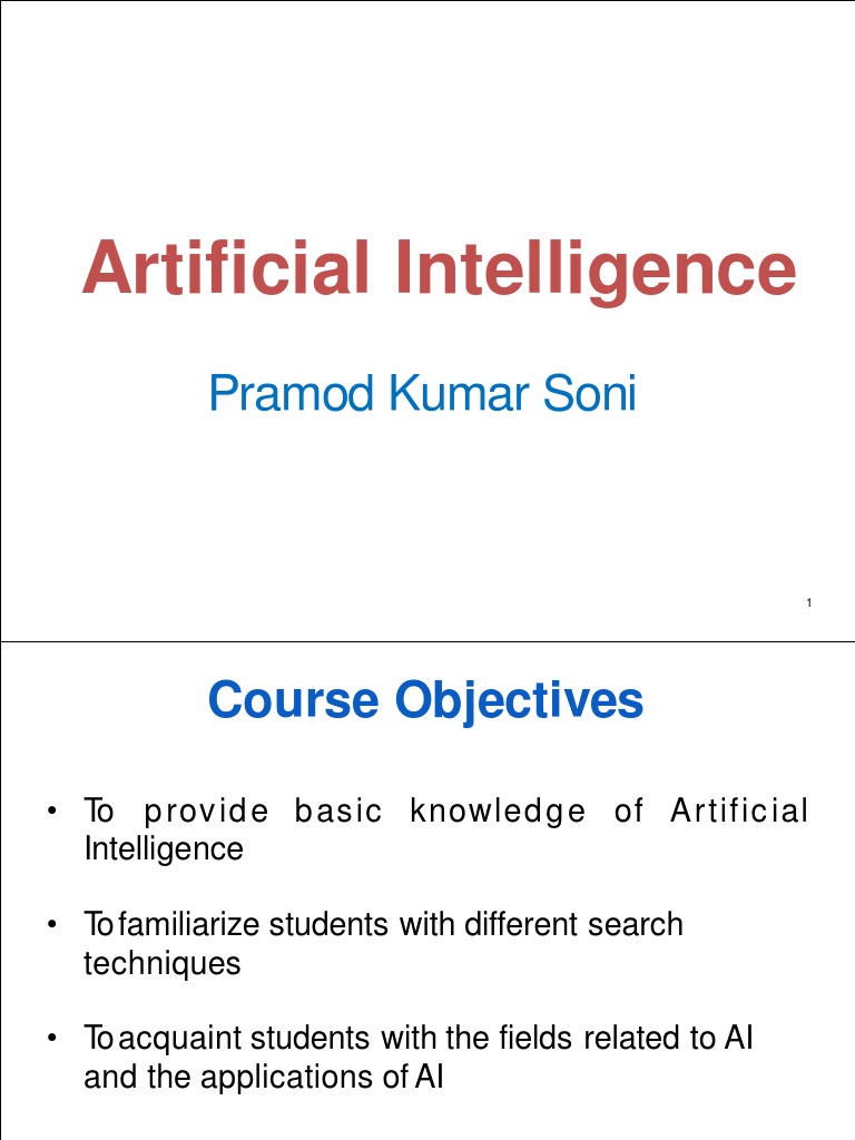 Chapter1 Artificial Intelligence | Download Free PDF | Artificial Intelligence | Intelligence ...