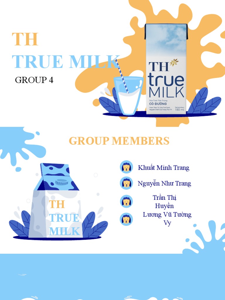 Overview of TH True Milk Products | PDF | Milk | Retail