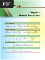 Organic Name Reactions Overview | PDF | Ether | Chemical Reactions