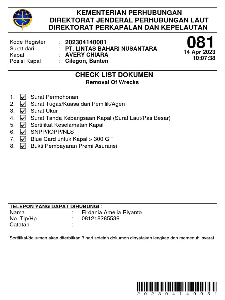 Permohonan WRI Avery | PDF