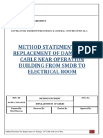 Method Statement For Installation of Enclosed Switches Isolators | PDF ...
