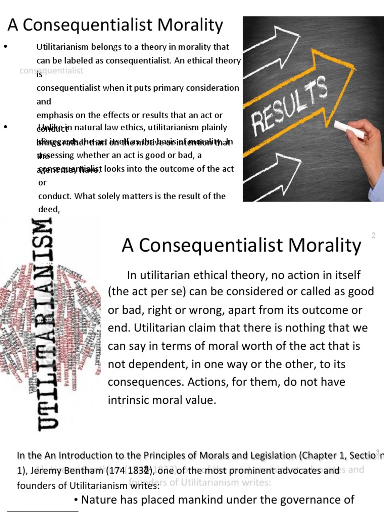 A Consequentialist Morality | PDF | Utilitarianism | Pleasure