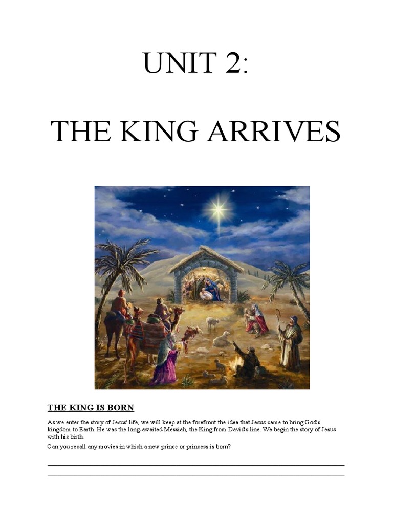 UNIT 2 - The King Arrives 2022 | PDF | Jesus | Gospel Of Matthew