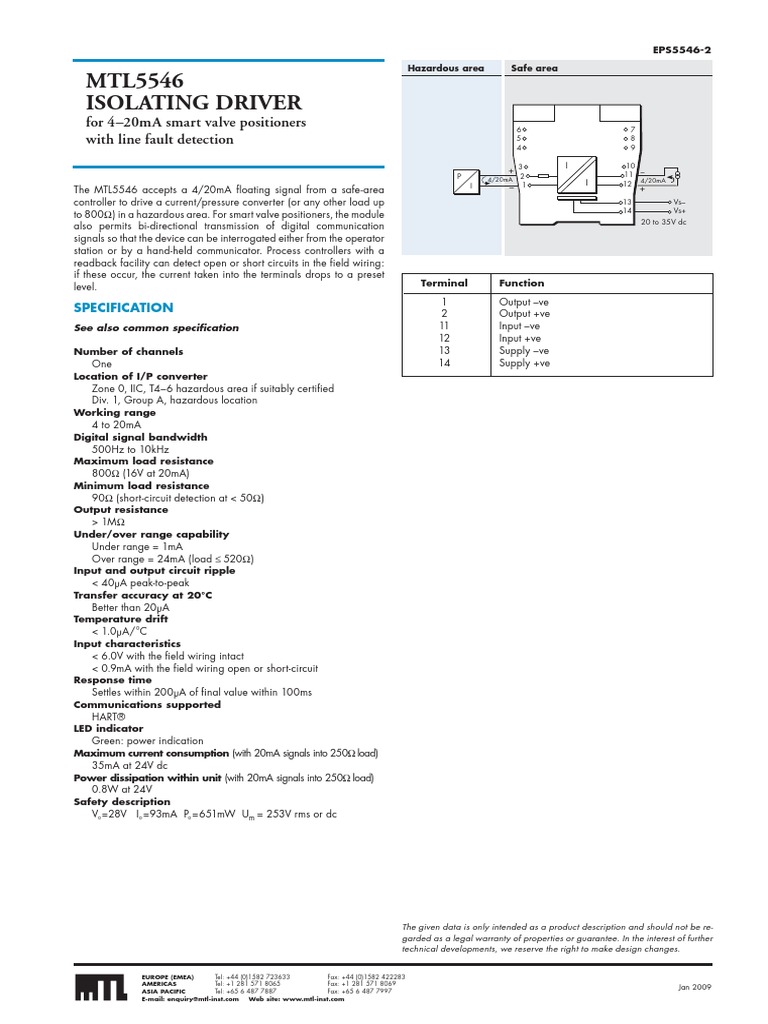 MTL5546 | PDF | Electrical Engineering | Electricity