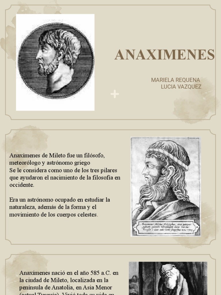 Anaximenes: Mariela Requena Lucia Vazquez | PDF
