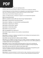 Radio Broadcasting Tagalog Script | PDF