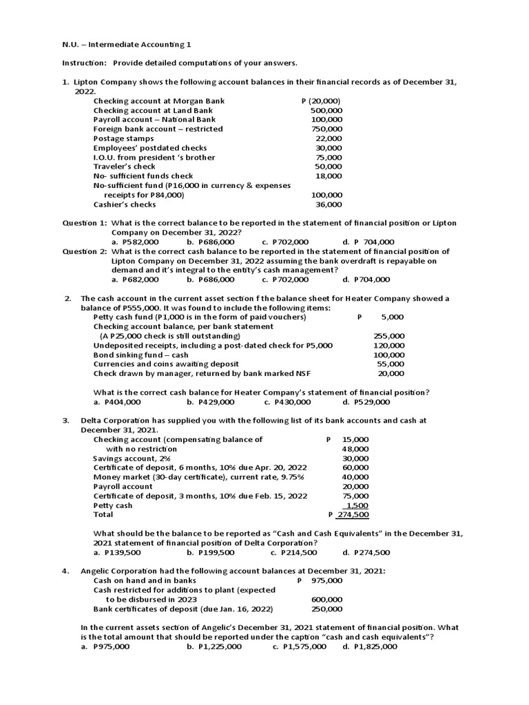 Maravilla IA1 Act#1 | PDF | Transaction Account | Banks
