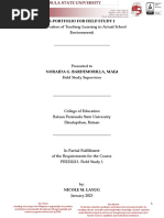 Field Study 1 PORTFOLIO TEMPLATE | PDF