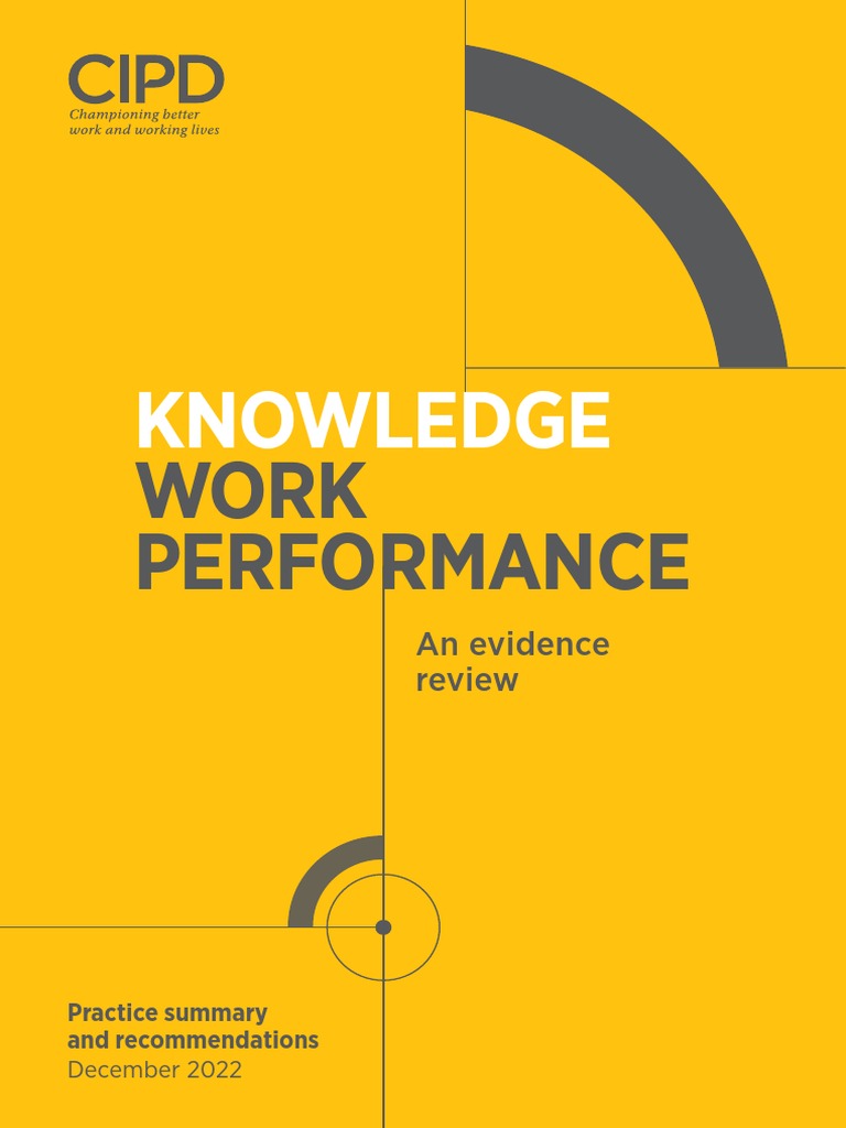 CIPD Knowledge Work Practice Summary 2022 | PDF | Empowerment | Goal