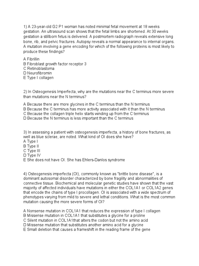 Developmental Abnormalities of Bone BG Part Without Explanations | PDF ...