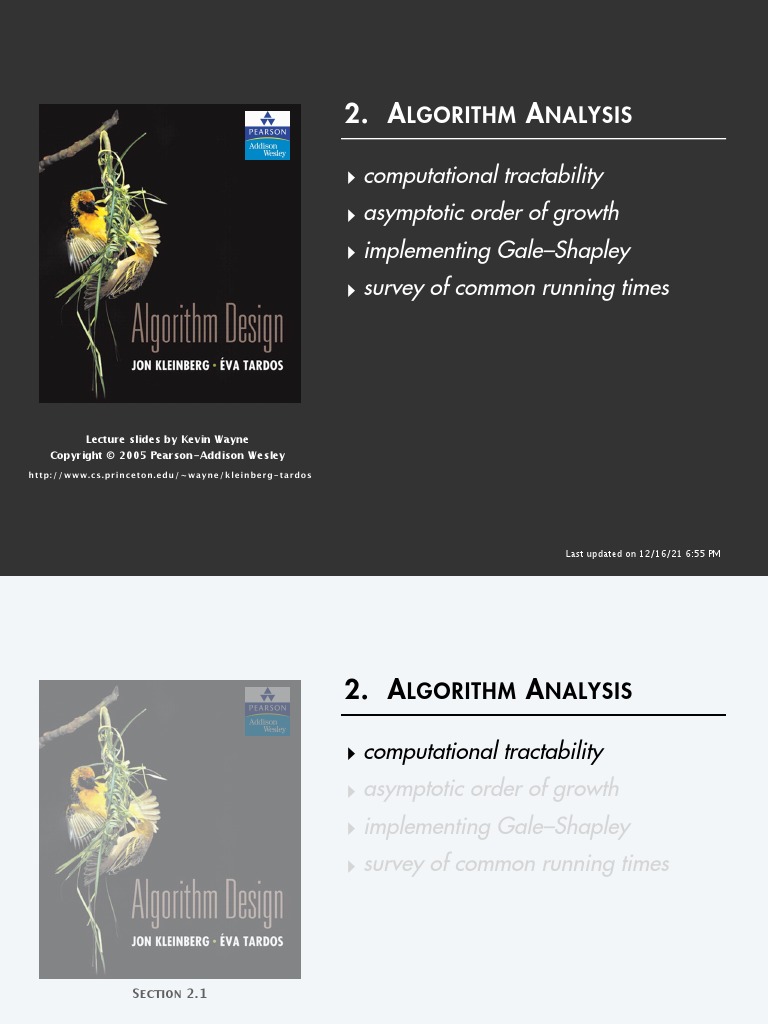 02 Algorithm Analysis Pdf Time Complexity Theory Of Computation