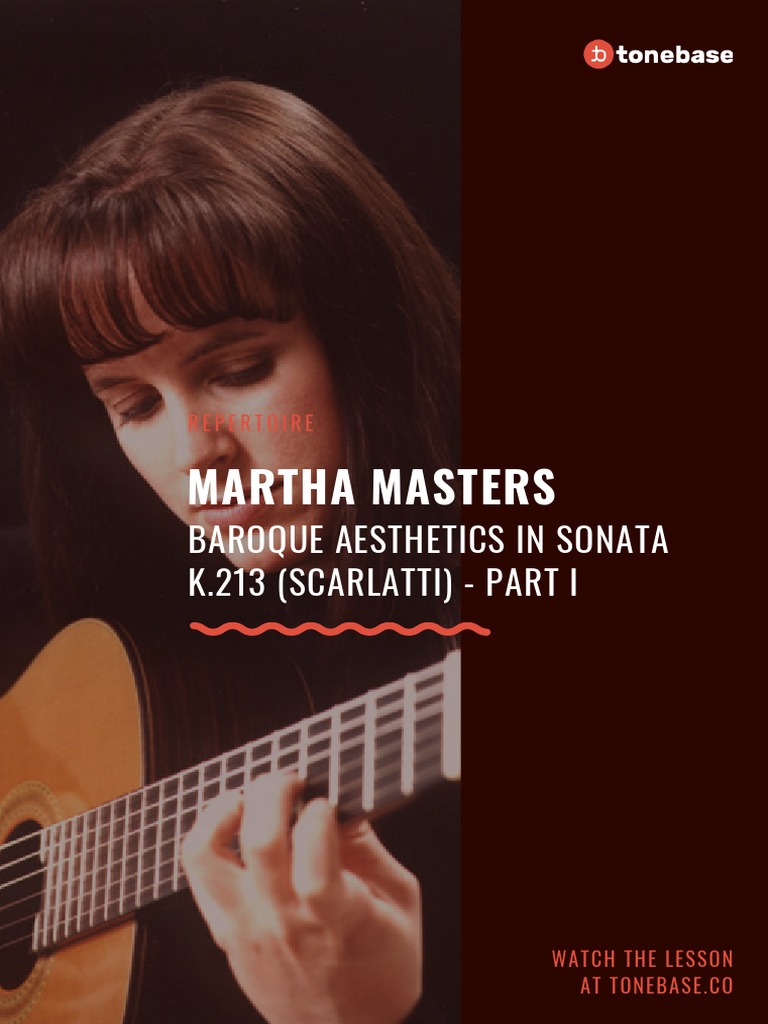 Martha Masters Watch The Lesson at Tonebase - Co Repertoire Baroque ...