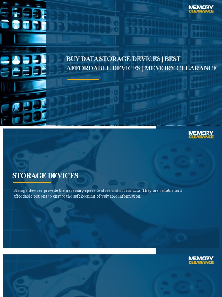Buy Data Storage Devices | PDF