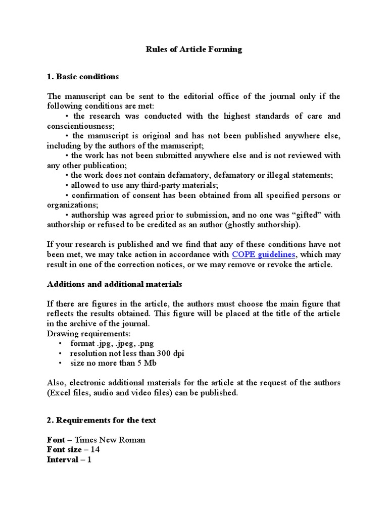 Rules of Article Forming-OTH | PDF | Abstract (Summary) | Data